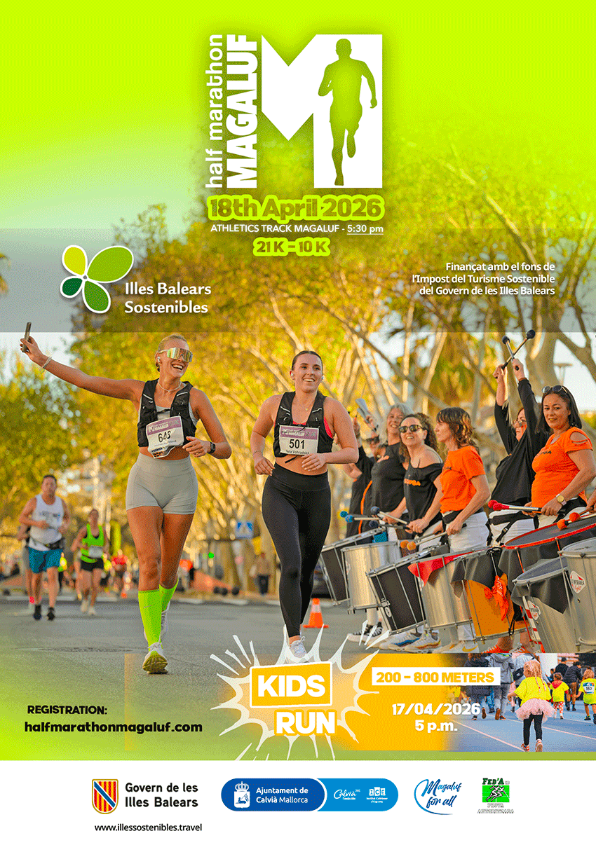 Half Marathon Magaluf 2026- Visit Calvià - Mallorca