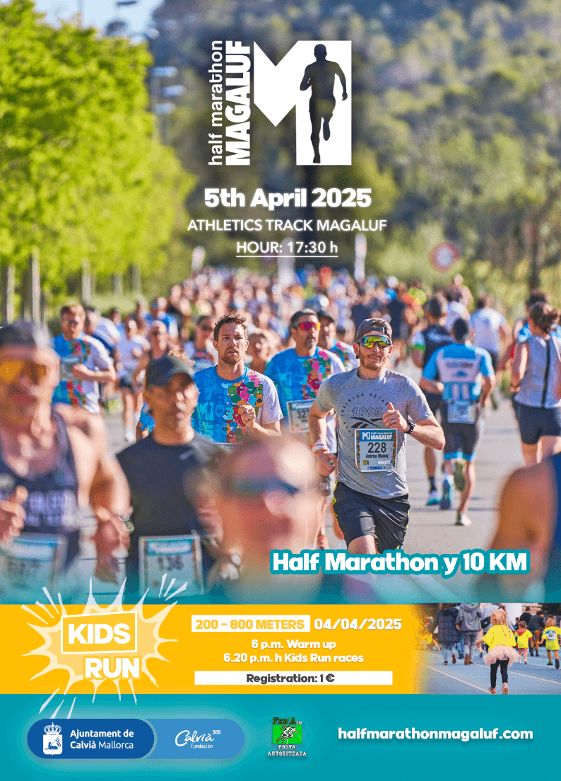 Half Marathon Magaluf 2025- Visit Calvià - Mallorca